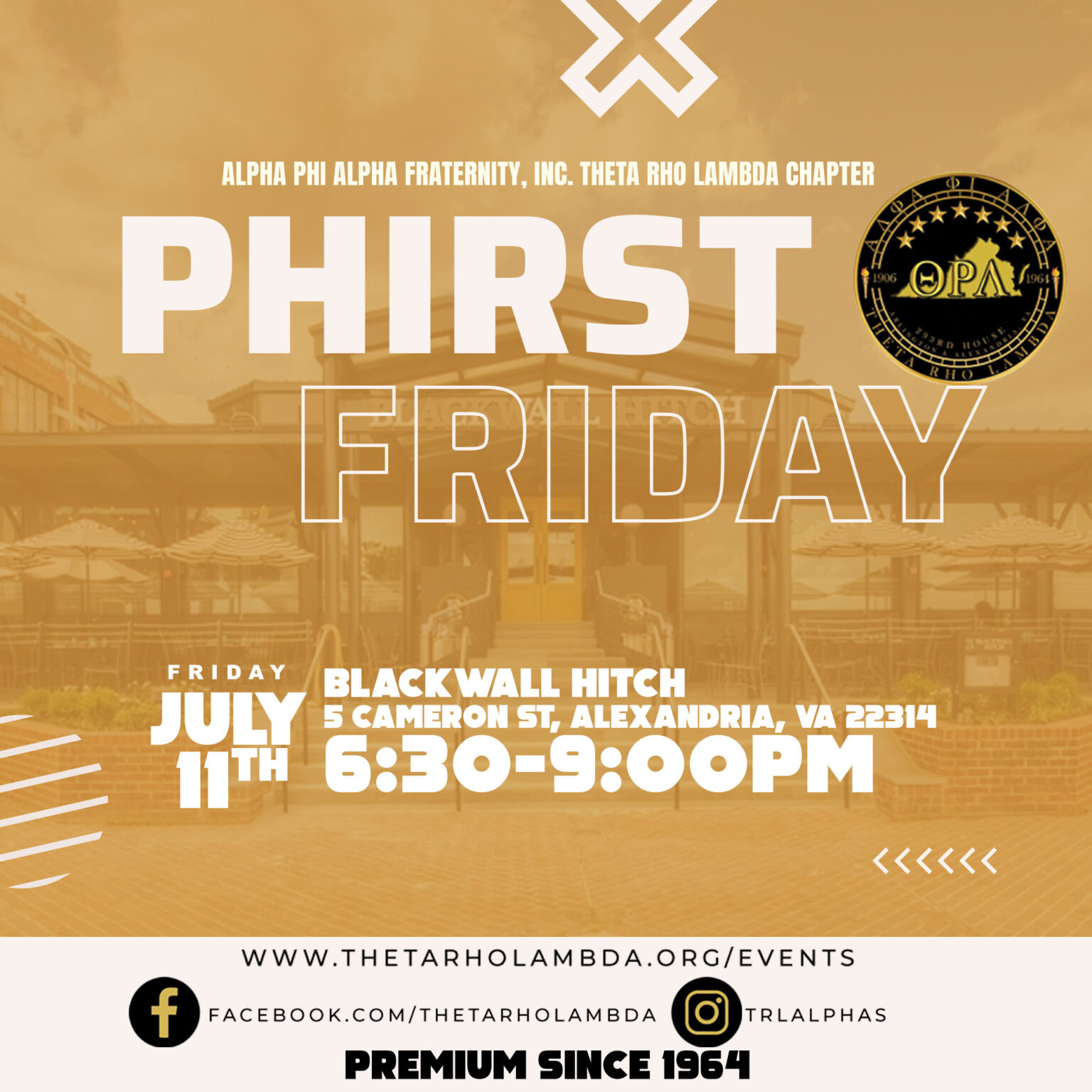 Phirst Friday Happy Hour (July 2025) - Theta Rho Lambda Chapter of ...